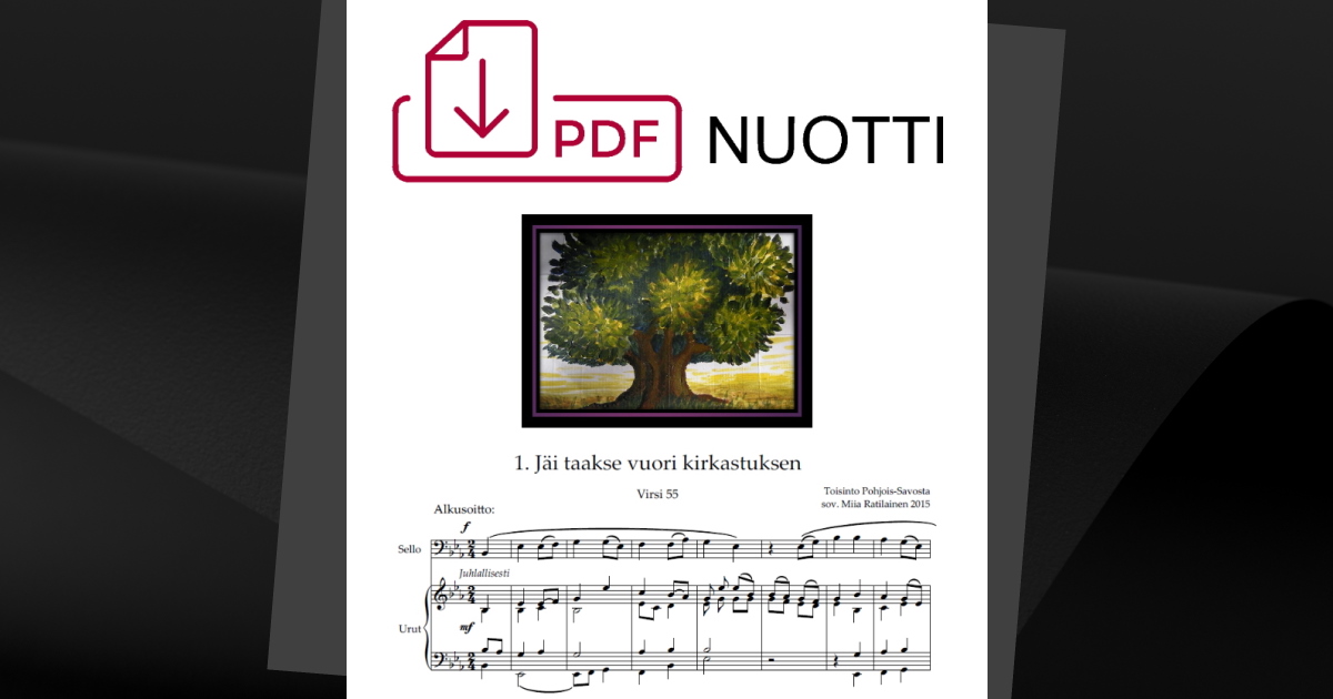 Nuotti: Getsemanen puutarhassa, koko partituuri | Antaisin.fi